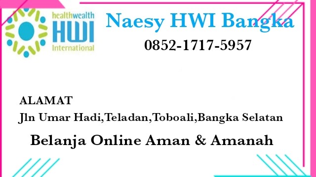 Jual Produk HWI Lengkap | Pendaftaran Member HWI | Naesy HWI Bangka