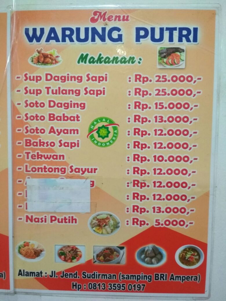 WARUNG PUTRI - Toboali Bangka Selatan